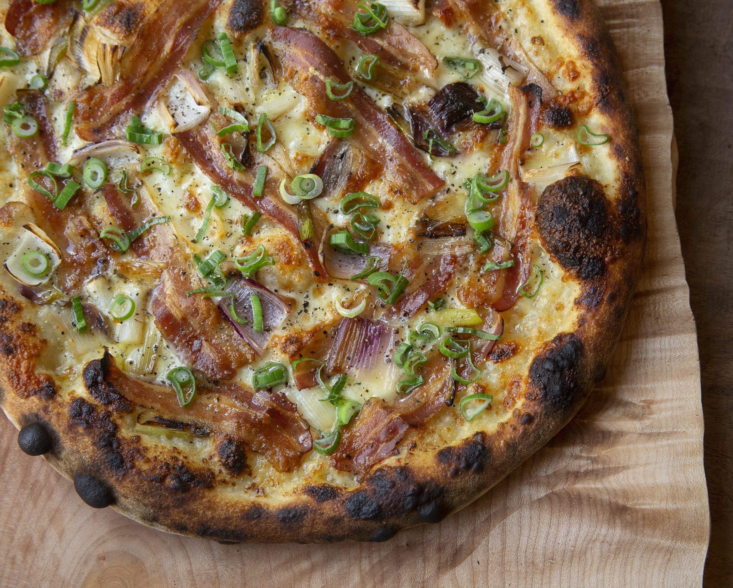 Taylor Street Kitchen Pancetta Pizza - Where To Eat Guide