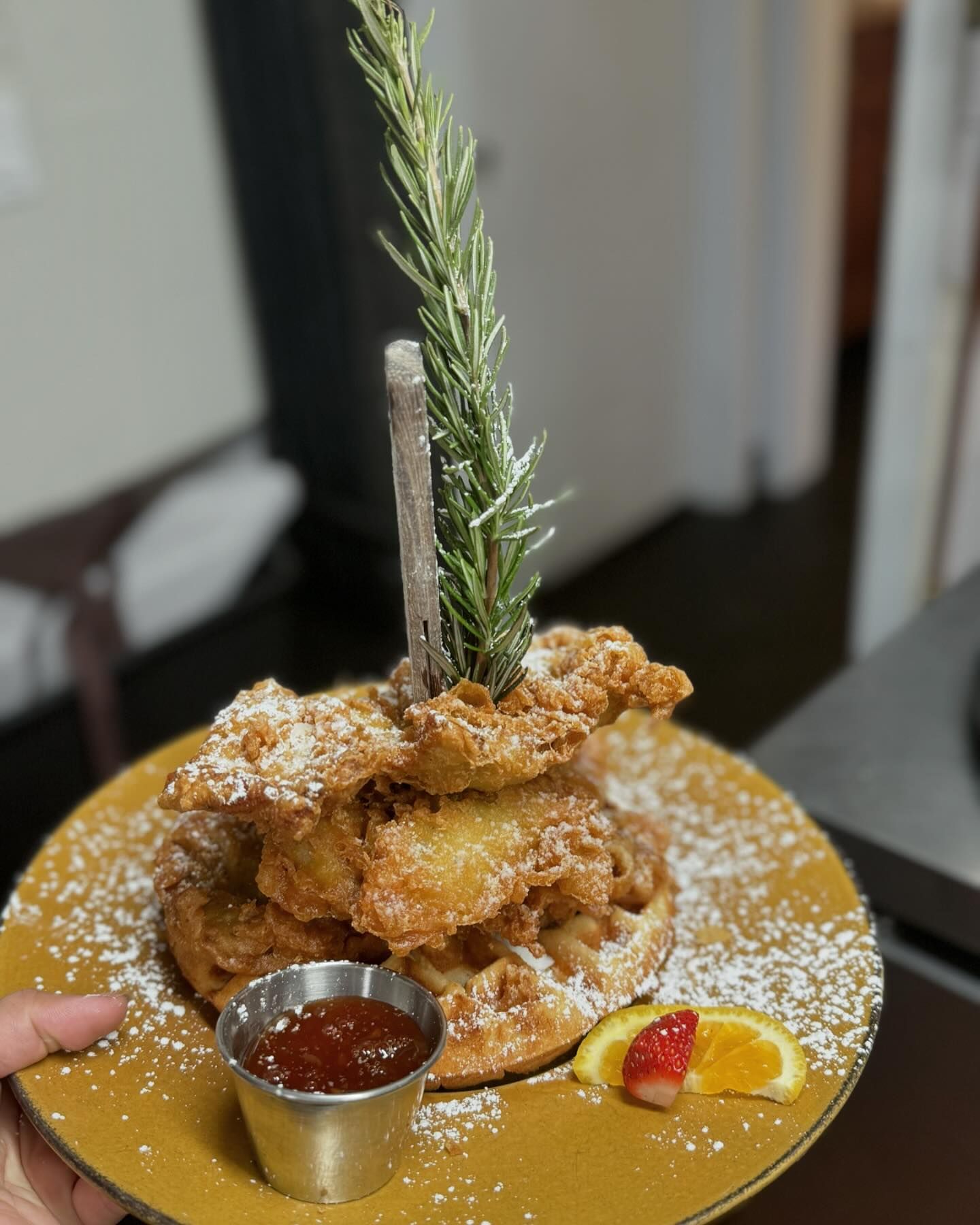 Chicken and Waffel Sweet Bacon Cafe - Where To Eat Guide